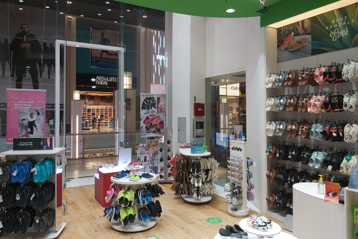 Crocs footwear at Dubai Mall